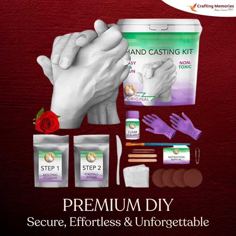 Couple Hand Casting Kit – Crafting Memories