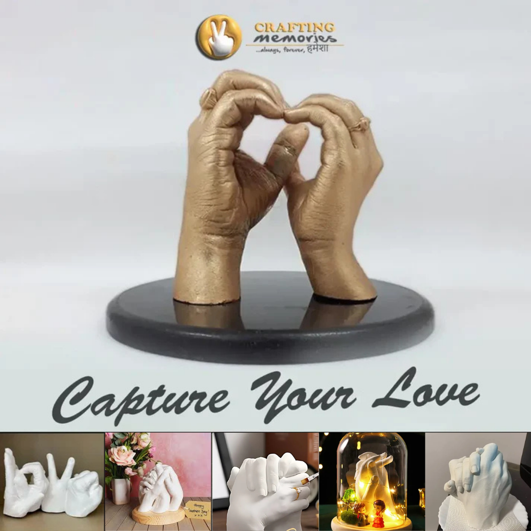 Couple Hand Casting Kit | Premium DIY | Safe, Easy & Memorable ...